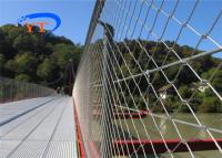 China 316 High Grade Stainless Steel Ferrule Rope Mesh Balustrade 1.5mm 60x60mm for sale