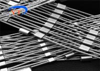 China Irregular Shape Ferrule Type Cable Mesh ss304 Zoo Enclosure Mesh For Tiger for sale