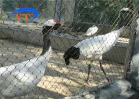 China Handwoven Diamond Stainless Steel Ferrule Rope Mesh Soft Zoological Enclosures for sale
