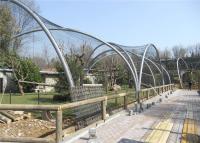 China Handwoven Diamond Stainless Steel Ferrule Rope Mesh Soft Zoological Enclosures for sale