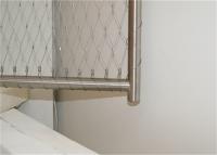 China Architectural Inox Wire Mesh Decoration 3.0mm 40mm Stainless Steel Cable Mesh 316l for sale