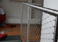 China Flexible Diamond 7 × 7 Stainless Steel Ferrule Rope Mesh Fence For Safety Net for sale