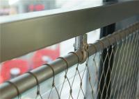 China Ss316l 7*7 Stainless Steel Knotted Rope Mesh High Strength Cable Systerm for sale