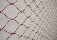 China 1.6mm Sus304 Stainless Steel Cable Mesh 100x100mm High Tensile for sale