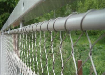 China 316 Grade Stainless Rope Mesh Railing Fillings For Bridge Safety for sale