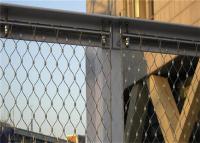 China Plain Weave Style  Architectural Wire Mesh High Strength 316 Inox Cable Webnet for sale