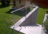 China Custom Handrails Balustrade Stainless Steel Wire Rope Mesh 1.2mm For Architecture for sale