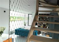 China Sturdy Tensile 7 X 19 Stainless Steel Ferrule Rope Mesh Stair Railing Infill for sale