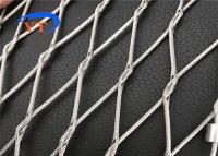 China 7x7 Stainless Steel Zoo Wire Mesh / Zoo Aviary Netting 1.2mm 30x30mm for sale