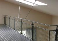 China Drop Safe Net Anti Falling Stainless Steel Knotted Rope Mesh For Shopping Market for sale