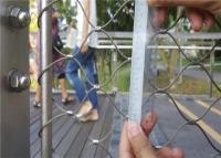 China 80x80mm Ferrule Stainless Steel Fence Mesh X Tend Inox Cable Webnet Wire Mesh for sale