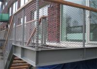 China Inox Cable Stainless Steel Rope Wire Mesh For Railing Balustrade Fence Panels 200mm for sale
