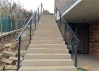 China Flexibility 2.0mm Ss Rope Mesh Outdoor Swimming Pool Fence Panel Stairs Platforms for sale