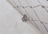 China 7x19 Stainless Steel Woven Wire Mesh / AISI304 Wire Rope Mesh Net For Balustrade Filler for sale