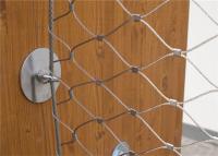 China Plain Weave Style  Architectural Wire Mesh High Strength 316 Inox Cable Webnet for sale
