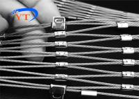 China 80x80mm Ferrule Stainless Steel Fence Mesh X Tend Inox Cable Webnet Wire Mesh for sale