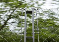 China Ferruled Animal Enclosure Netting 304 316 Stainless Steel Wire Rope Mesh 7x19 for sale