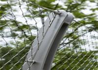 China Ferruled Animal Enclosure Netting 304 316 Stainless Steel Wire Rope Mesh 7x19 for sale