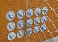China 7 X 7 Light X Tend Cable Mesh 80x80mm / Architectural Stainless Steel Wire Rope Net for sale