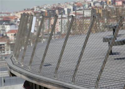 China 60x60mm Architectural Wire Mesh Inox 304 Stainless Steel Woven Mesh for sale