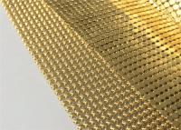 China Rectangle Gold Sequin Mesh Fabric Metal Mirror 10mm for sale