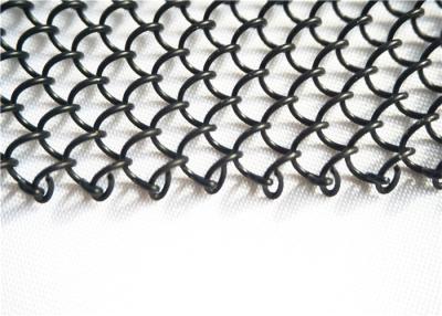 China Fashionable Metal Coil Drapery 1.6mm Hanging Metal Mesh Curtains Dividers for sale