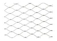China 1.5mm Ferrule Rope Mesh Green Plant Climbing Trellis Wall 100*100mm For Garden for sale