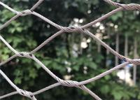 China Diamond Architectural 3.0mm Stainless Steel Webnet Knotted Zoo Fence for sale