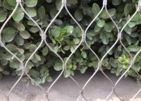 China 3.0mm Safe Stainless Steel Woven Wire Mesh / Net Stainless Steel Ferrule Rope Mesh 80x80mm for sale