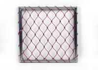 China Ss304 Inox Wire Mesh Balustrade X Tend 200x200mm for sale