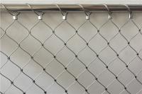China 60x60mm Security Mesh Fencing Decorative Ferrule Wire Rope Net Long Lifespan for sale