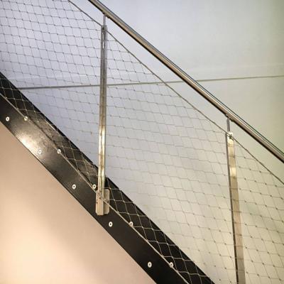 China Custom Inox Wire Mesh Architectural 1.5mm SS316 Wire Rope Fence for sale