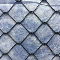 China 80mm Black Oxide Wire Rope Mesh AISI 316l Aperture Knotted Woven Wire Rope Mesh for sale