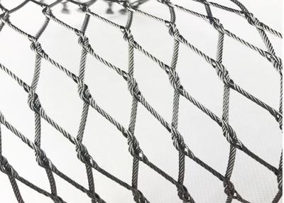 China 7*7 7*19 Stainless Steel Rope Mesh Rustless Antioxidant Zoo Net For Animal Cages for sale
