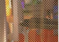 China Customized Metal Chain Drapes Fireplace Wire Mesh Curtain 6x6mm for sale