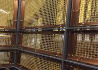 China 316l Metal Decorative Wire Mesh Panel Screen For Space Divider 600mmx800mm for sale