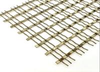 China Crimped Woven Decorative Wire Mesh AISI 304 / Brass Mesh Screen 8 X 8mm for sale