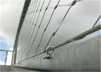 China 2.0mm 60*105mm Stainless Steel Ferrule Rope Mesh Stairs Railing High Strength for sale