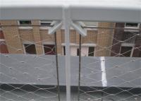 China Elevated Walkway Railing 3.0mm Stainless Steel Rope Mesh Prevent Children Climbing for sale