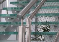 China Metal Diamond 7x7 Stainless Steel Rope Mesh Decorative Fence For Railing Security for sale