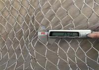 China Macaw Aviary Zoo 1.5mm Steel Wire Rope Mesh For Enclosure Fence for sale