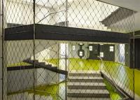 China Sturdy Security Anti Falling Stainless Steel Ferrule Rope Mesh For Shopping Market for sale