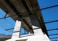 China Anti Fall Stainless Steel Rope Mesh Strong And Tensile 2.0mm Ferruled For Bridge for sale