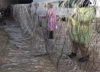China 304 316 Guardrail Stainless Steel Knotted Rope Mesh Type Flexible For Safety Nets for sale