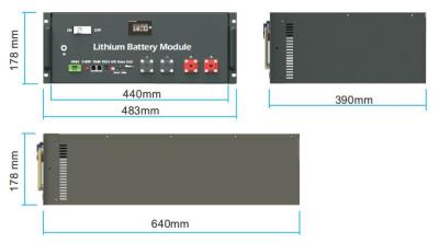 China Black Lifepo4 Battery Pack 24v 100ah Li Ion Rechargeable Battery Pack for sale