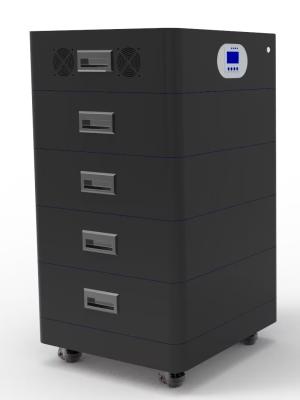 China Modular Design LiFePO4 Battery Easy Capacity Expansion for Home Energy Storage in Black Color for sale