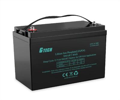 China 12V LiFePO4 battery for replacement of VRLA battery 50Ah, 100Ah, 150Ah, 200Ah with Blue tooth for sale