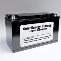 China Solar Energy Storage LiFePO4 Battery Pack with Long Cycle Life and Lithium Iron Phosphate for sale