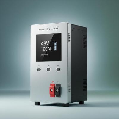 China Home Backup Power Energy Storage Lithium Battery System With Smart BMS 48V 100Ah for sale