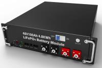 China LiFePO4 Battery Pack 48V 100Ah 4.8KWH Rack Mounted Energy Storage Battery for UPS Power Station for sale